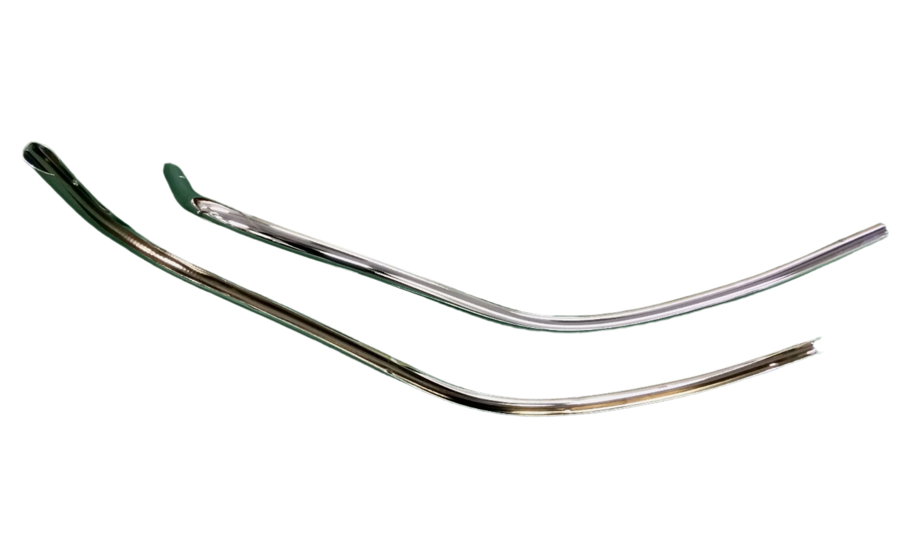 lambretta S3 chrome legshield trim CUPPINI – Disco Dez Scooters