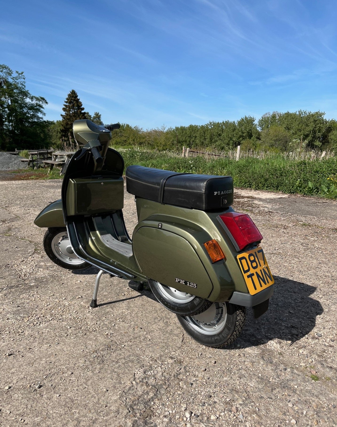 VESPA PK125 1986 RESTORED TO BEAUTIFUL FACTORY FINISH – Disco Dez Scooters