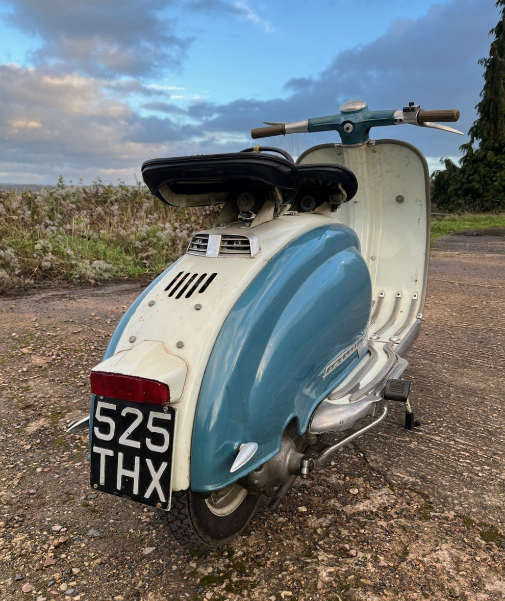 LAMBRETTA 1958 Li150 SERIES 1 "FRAME BREATHER" 3500 miles original pai ...